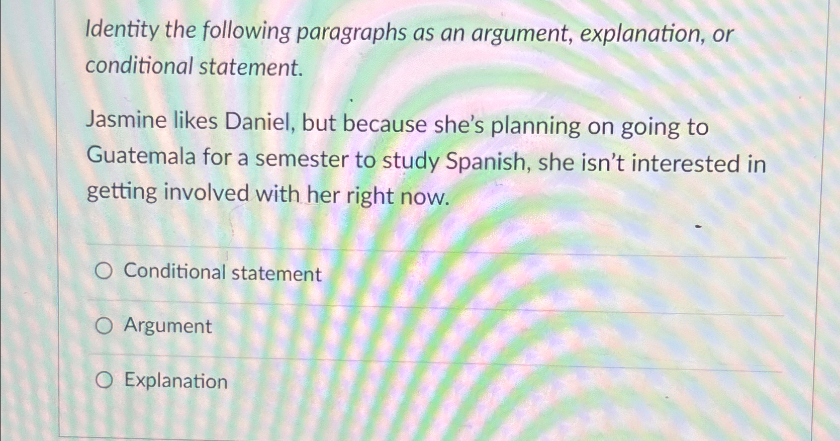 Solved Identity the following paragraphs as an argument, | Chegg.com