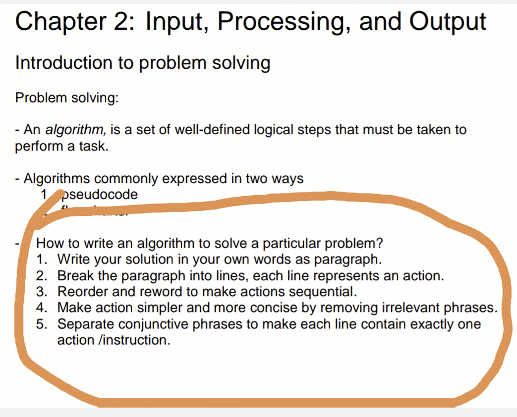 Solved Algorithm Question at the bottom of the page, please | Chegg.com