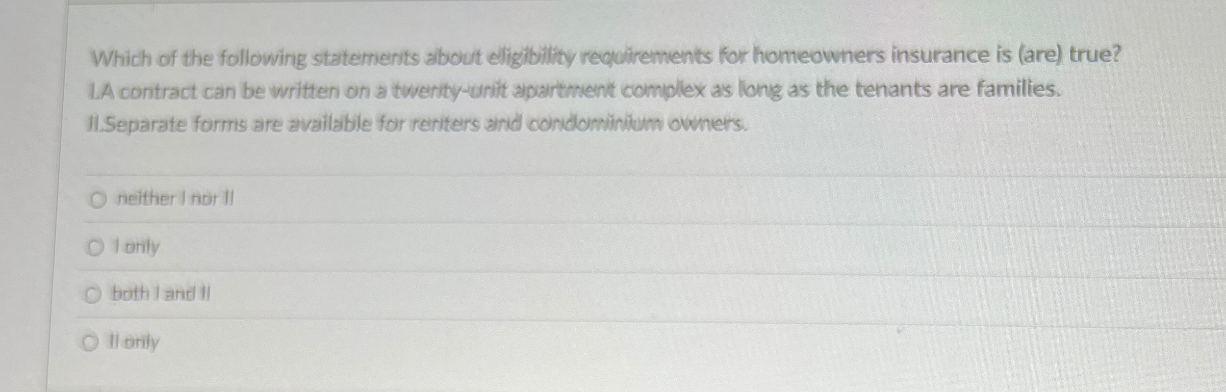 Solved Which of the following statements about eligibility | Chegg.com