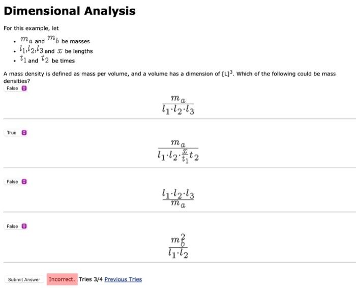Solved A mass density is defined as mass per volume, and a | Chegg.com
