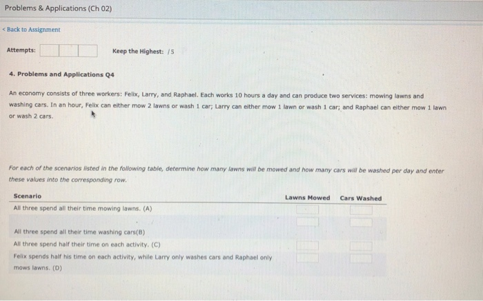 Solved Problems & Applications (Ch 02)