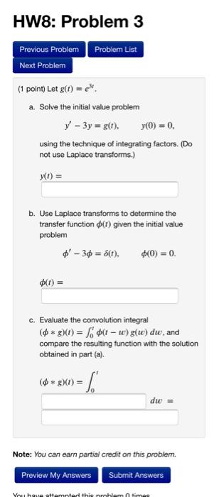 Solved HW8: Problem 3 Previous Problem Problem List Next | Chegg.com