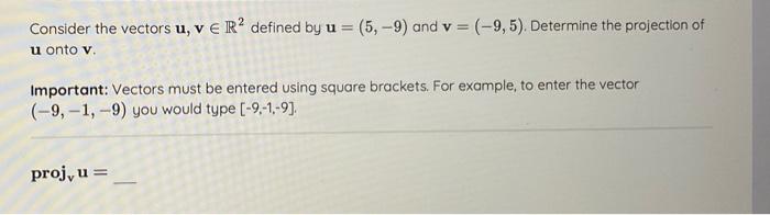 Solved Consider the vectors \\( \\mathbf{u}, \\mathbf{v} | Chegg.com