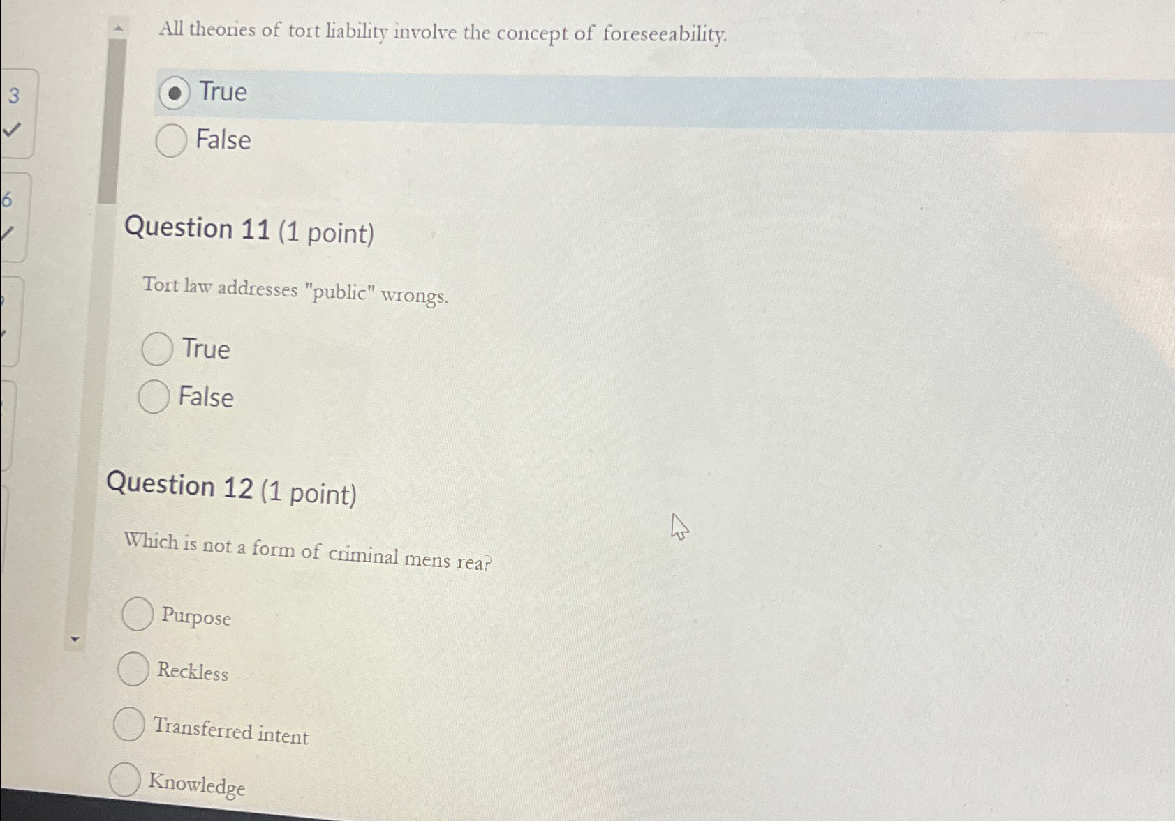 Solved All theones of tort liability involve the concept of | Chegg.com