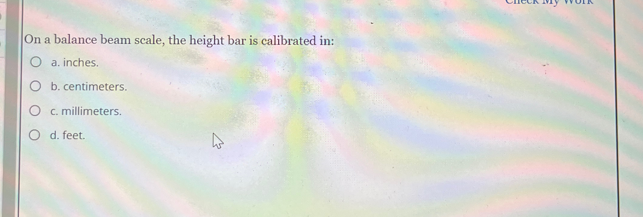 Solved On a balance beam scale, the height bar is calibrated | Chegg.com