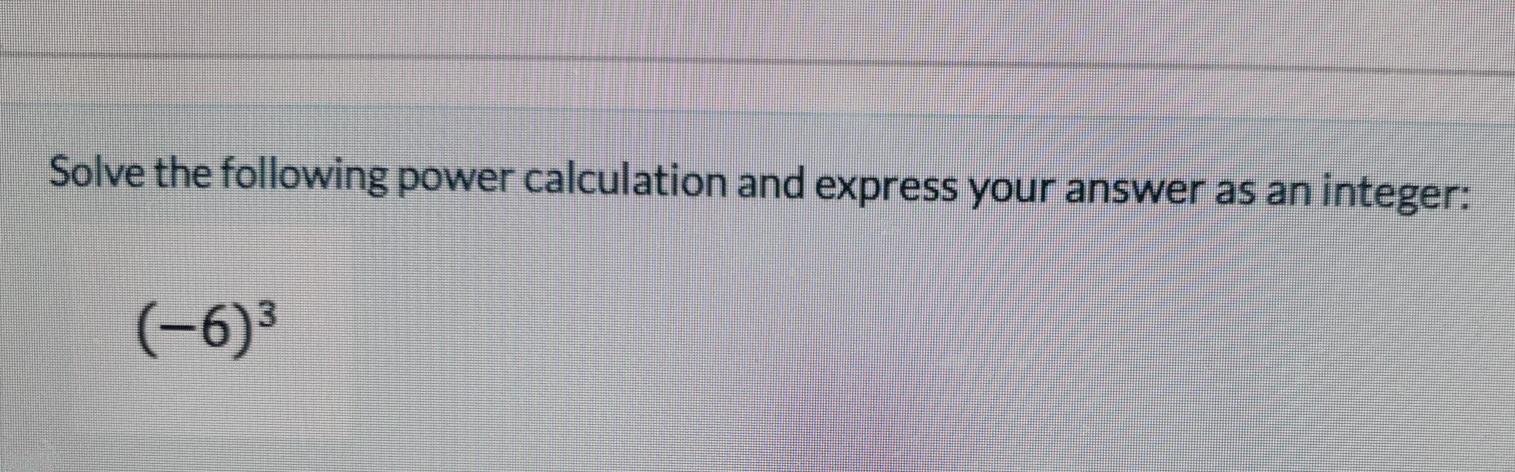 Solved Solve the following power calculation and express | Chegg.com