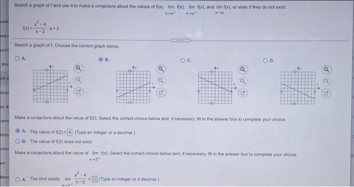 Solved Sketch a graph off and use it to make a conjecture | Chegg.com
