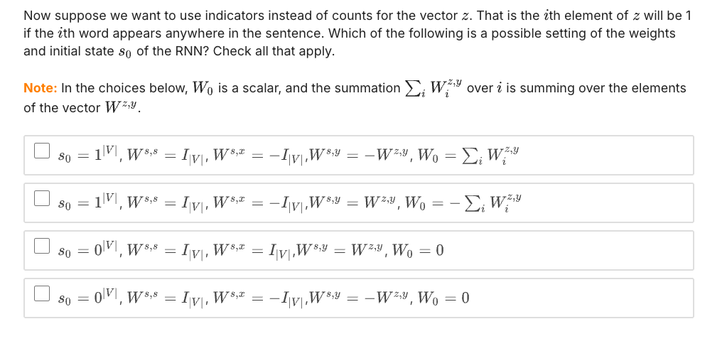Solved Now suppose we ﻿want to ﻿use indicators instead of | Chegg.com