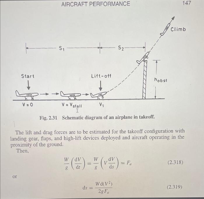2.28 Show that the reduction in takeoff ground run in | Chegg.com