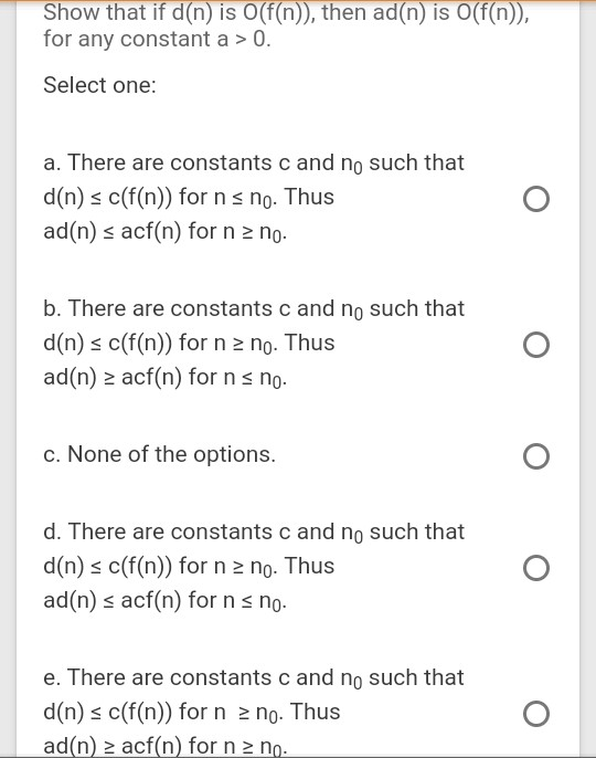 Solved Give a big-Oh characterization, in terms of n, of the | Chegg.com