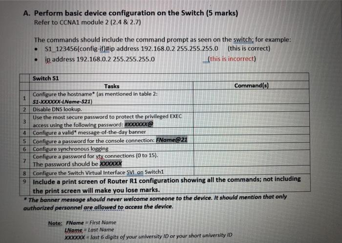 Solved Configuration Configure your network as shown in | Chegg.com