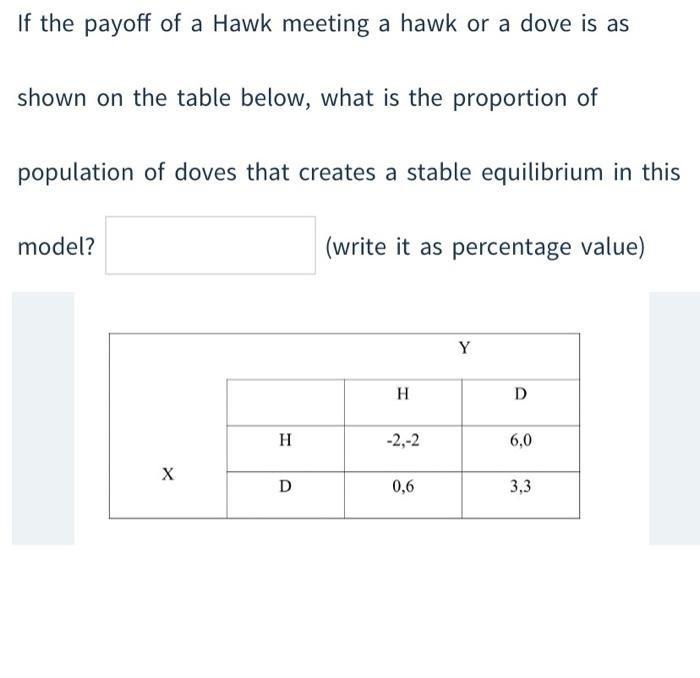 Solved If the population of Hawks is 25% of the birds in the | Chegg.com