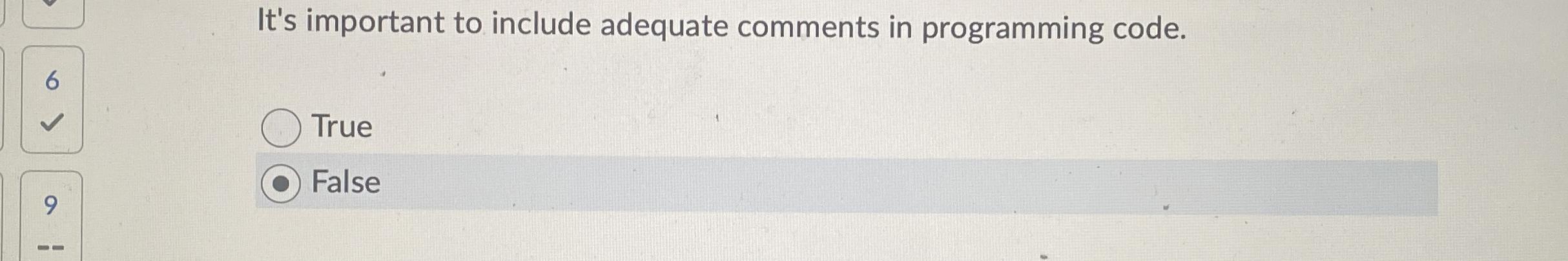 Solved It's important to include adequate comments in | Chegg.com