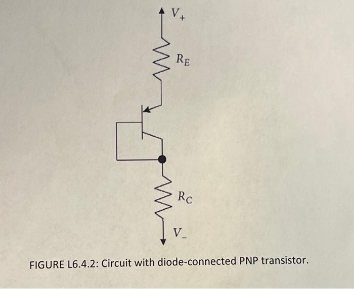 Solved Design the circuit in Figure L6.4.2 such that IC=1 mA | Chegg.com
