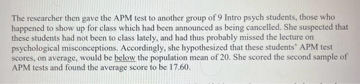 Solved 3. A researcher has developed a test to measure | Chegg.com