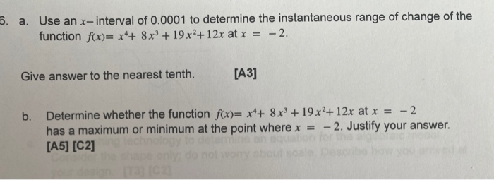 Solved 4. State the domain and range of each function below. | Chegg.com