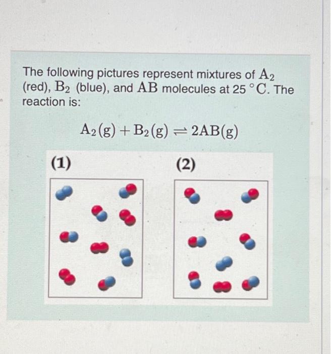 Solved The following pictures represent mixtures of A2 | Chegg.com