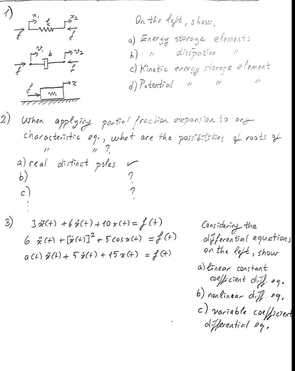 Solved On the left, show, a) Energy storage elements b) " | Chegg.com