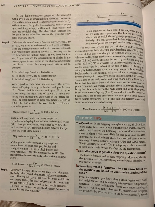 work through the Three-Factor Crosses Can Be Used to | Chegg.com