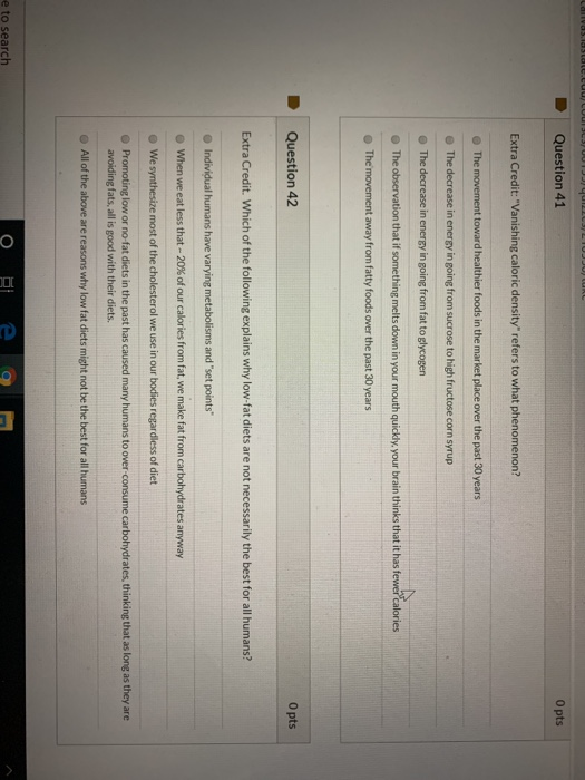 Solved Question 41 O pts Extra Credit: Solved Question 41 O pts Extra Credit: