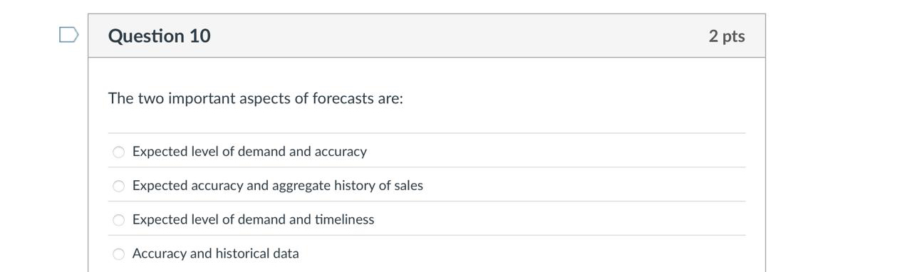 Solved Question 102 ﻿ptsThe two important aspects of | Chegg.com