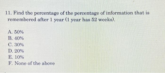 Solved For questions #10 and \#11, use the following data: | Chegg.com