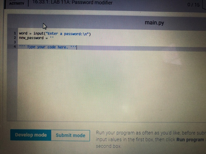 Solved 16 33 Lab 11a Password Modifier Many User Created