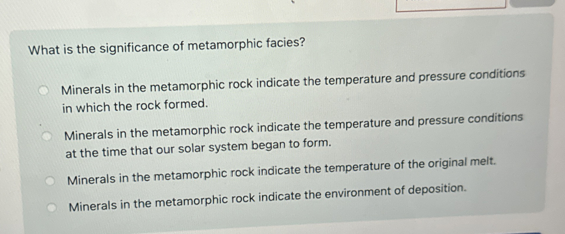 Solved What is the significance of metamorphic | Chegg.com