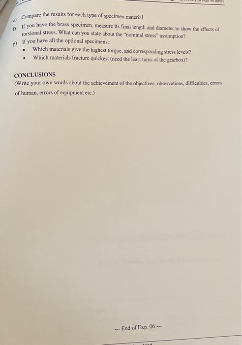 Solved Modulus of Rigidity or Shear Modulus (G) The modulus | Chegg.com