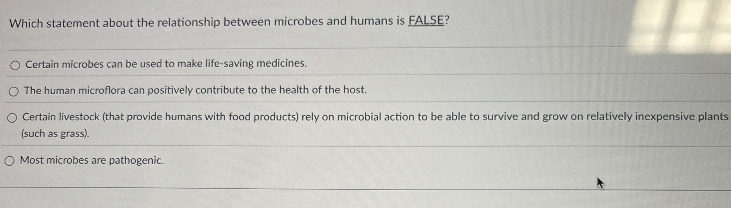 Solved Which statement about the relationship between | Chegg.com