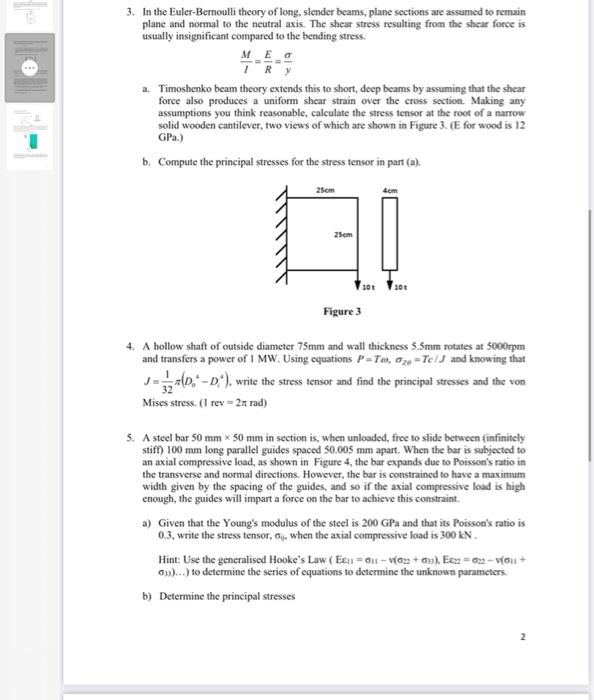 1. A sample of material subjected to a compressive | Chegg.com