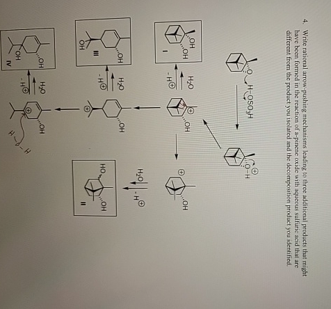 Solved Write rational arrow-pushing mechanisms leading to | Chegg.com
