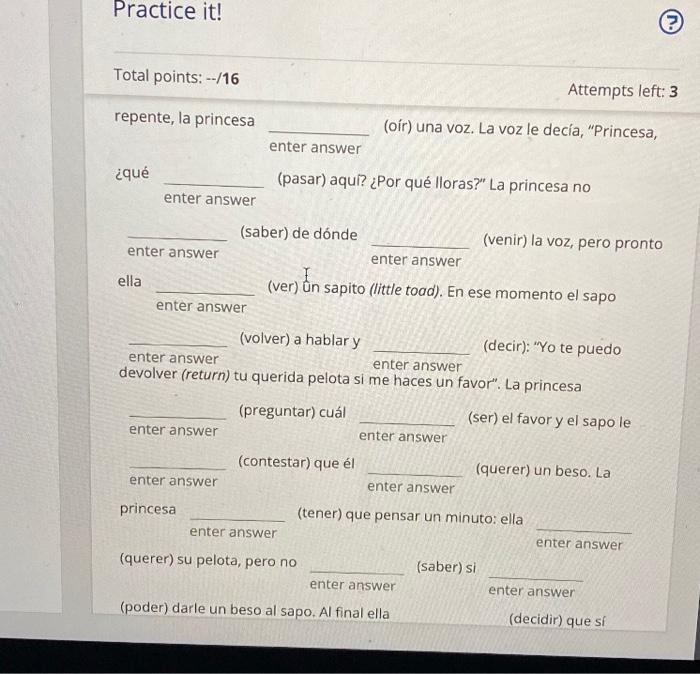 Fill in the blanks with the appropriate form of the | Chegg.com