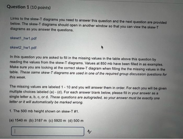 Solved Use the table below to answer the questions which | Chegg.com