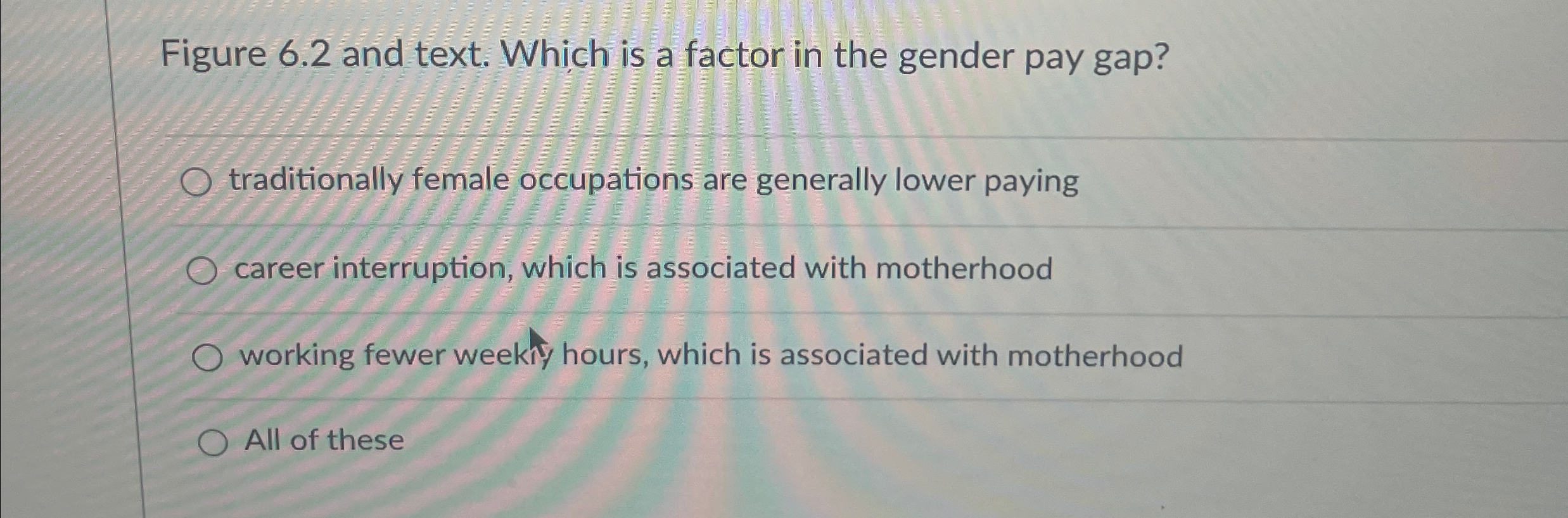Solved Figure 6 2 ﻿and Text Which Is A Factor In The Gender