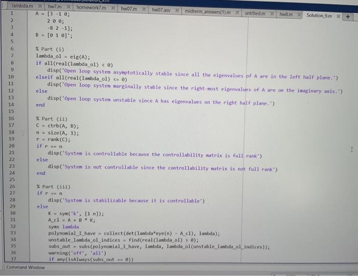 Solved i includes the solutions so please explain parts | Chegg.com