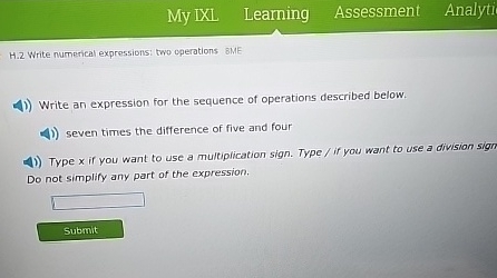 Solved My IXLLearningAssessmentAnalytiH. 2 ﻿Write numerical | Chegg.com