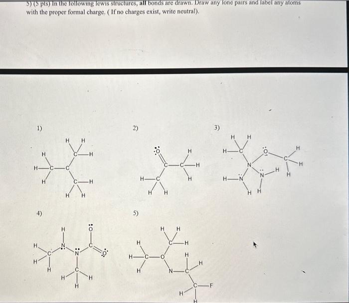 Solved 4) (10 pts) Draw four different resonance structures | Chegg.com