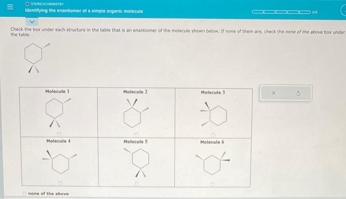 Solved Check the box under each structure in the table that | Chegg.com