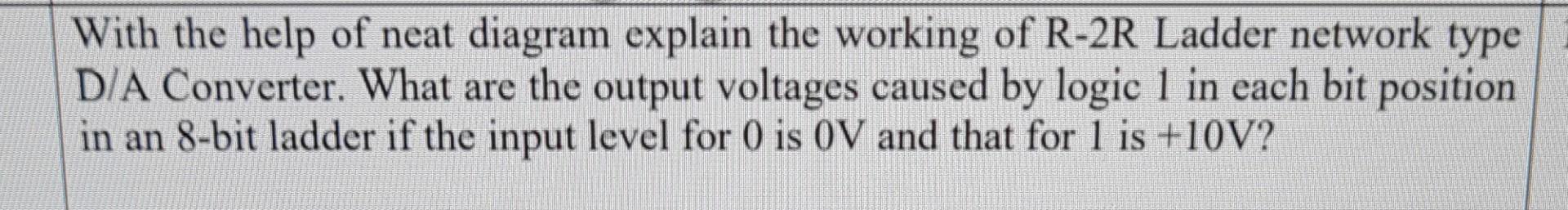 Solved With the help of neat diagram explain the working of | Chegg.com