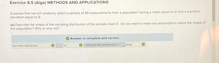 Solved Exercise 8.5 (Algo) METHODS AND APPLICATIONS Suppose | Chegg.com