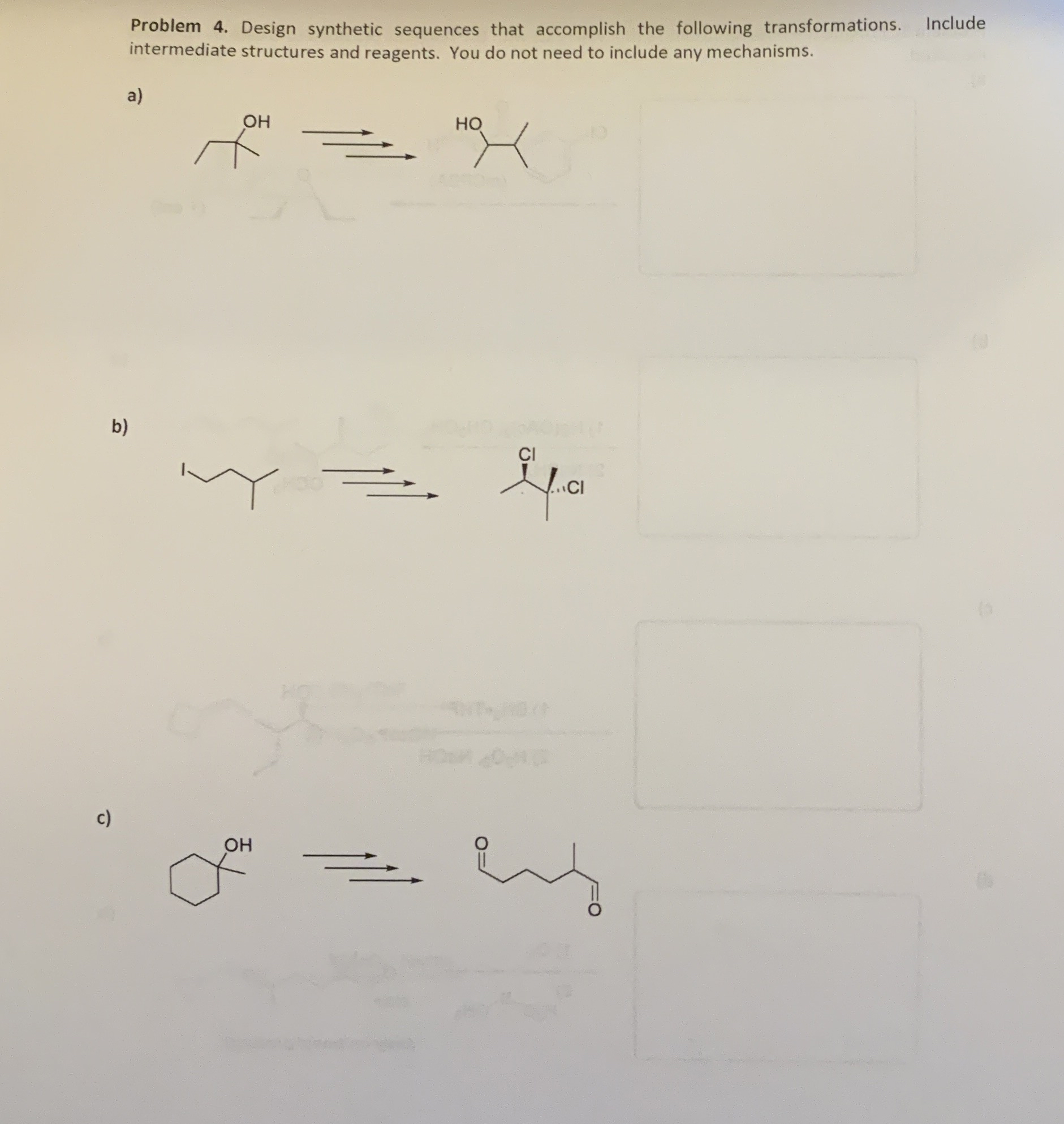 Solved Problem 4. ﻿Design synthetic sequences that | Chegg.com