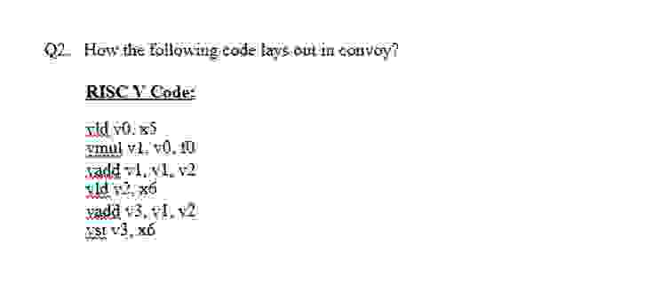 Solved Q2. ﻿How the following code lays out in conwoy?RISC V | Chegg.com