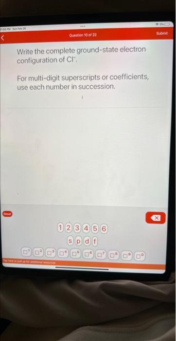 Solved Write the complete ground-state electron | Chegg.com