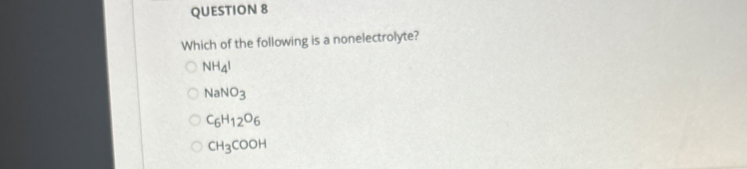 Solved QUESTION 8Which of the following is a | Chegg.com