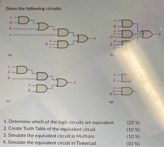 Solved Given the following circuits: (a) (b) (c) 1. | Chegg.com