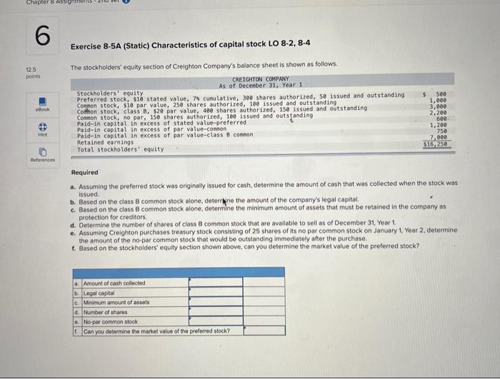 Solved Exercise 8-14A (Algo) Effect of cash dividends on | Chegg.com