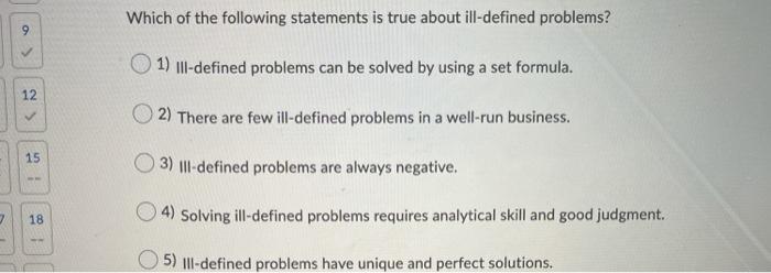 Solved Which of the following statements is true about | Chegg.com