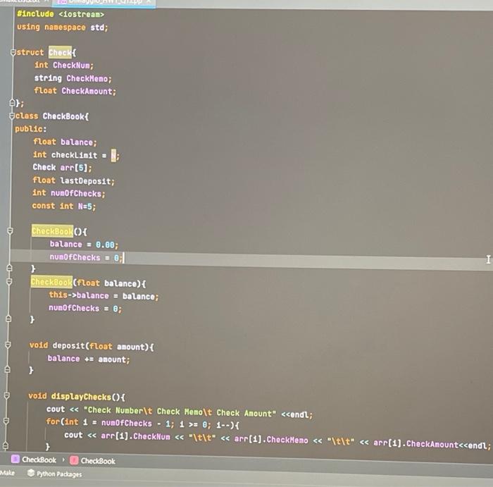 Solved QUESTION 2!!!!!!!!!!! MAKE CheckNum, CheckMemo, and | Chegg.com