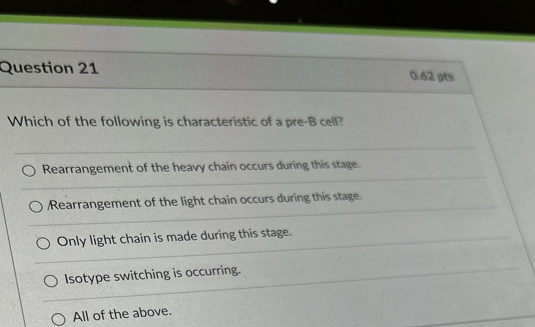 Solved Question 21Which of the following is characteristic | Chegg.com